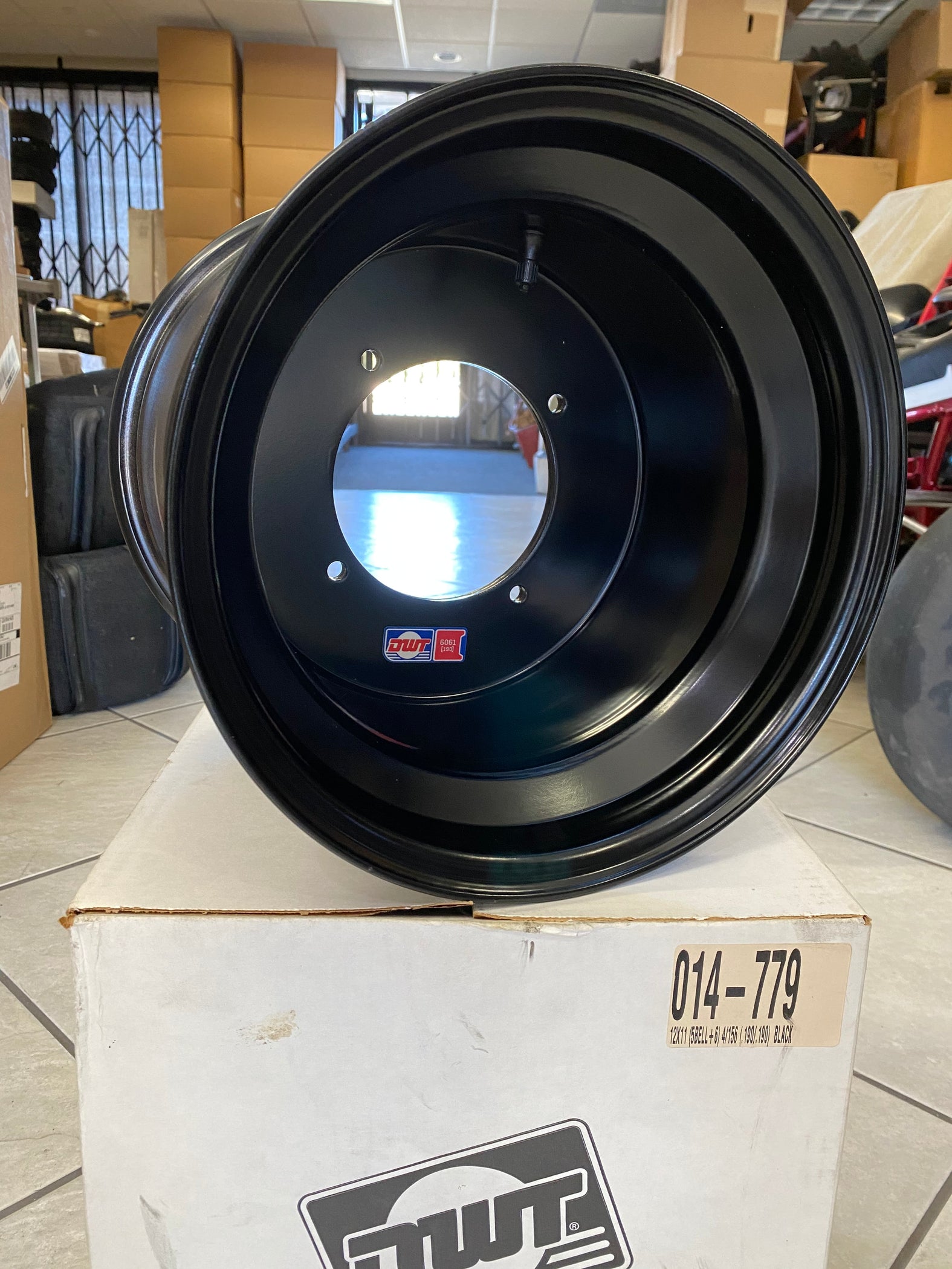 DWT 12" Polished or Black Polaris Ranger, RZR 800, 900 UTV Wheel ...