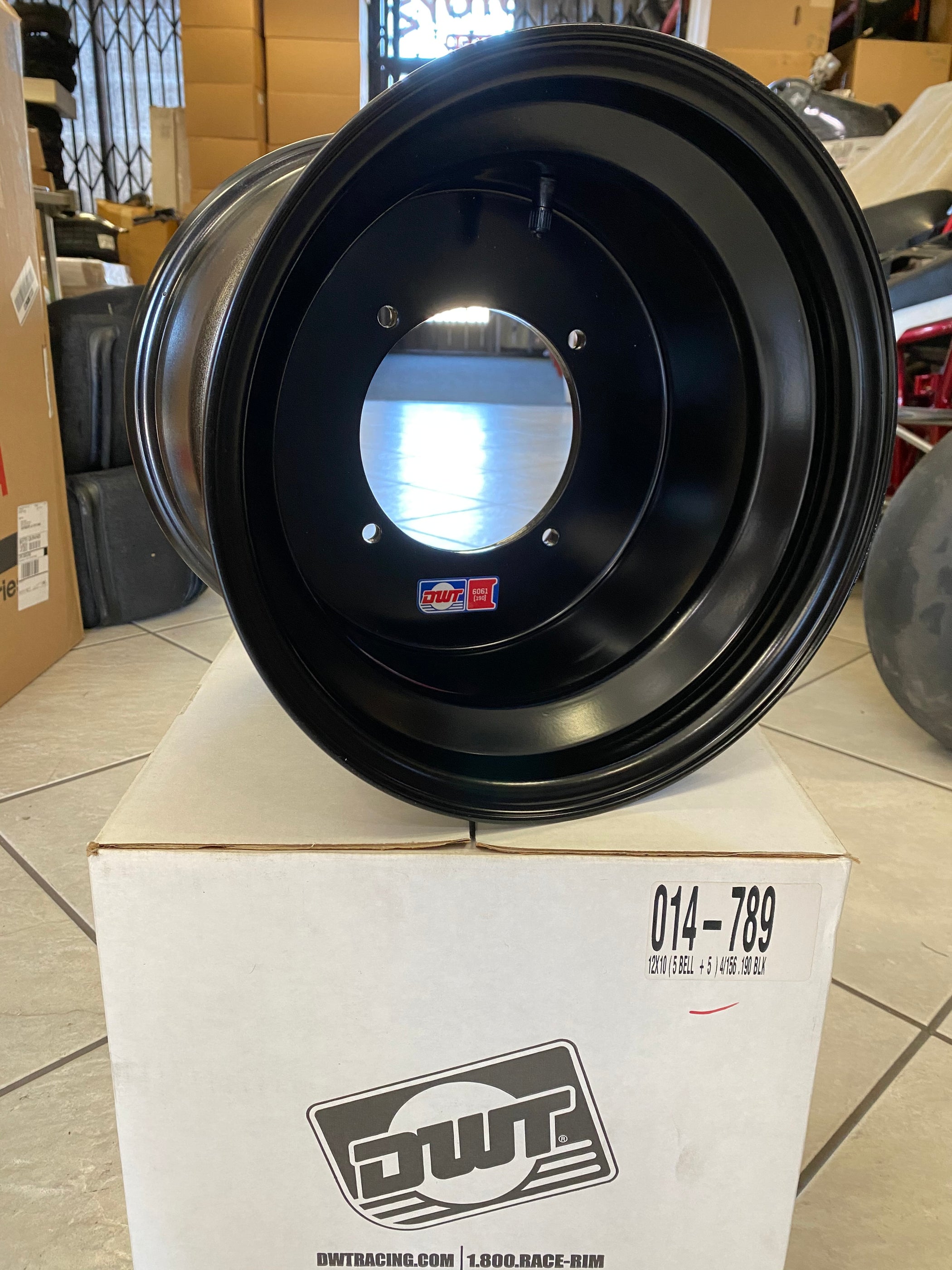 DWT 12" Polished or Black Polaris Ranger, RZR 800, 900 UTV Wheel ...