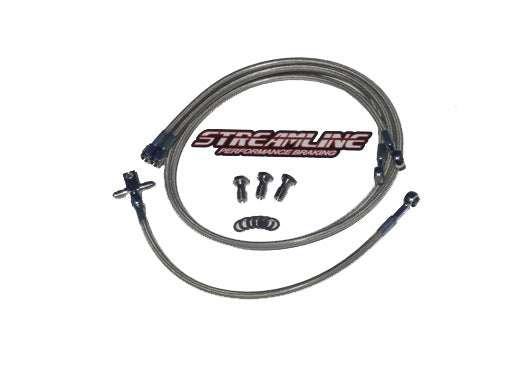 Streamline Front Brake Lines, TRX 450R — Sandtoyz Unlimited